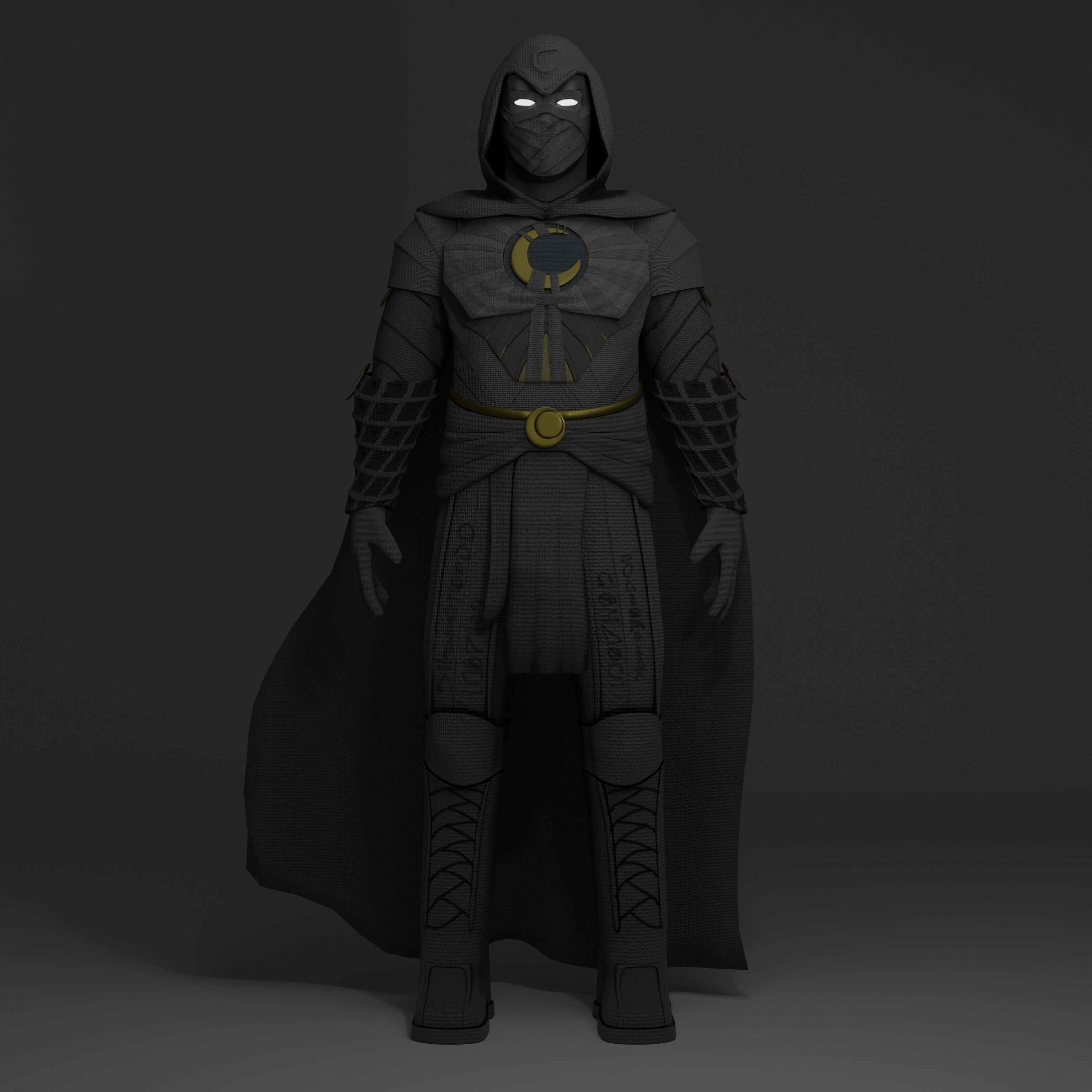 Moon Knight 3D Model free VR / AR / low-poly 3D model | CGTrader