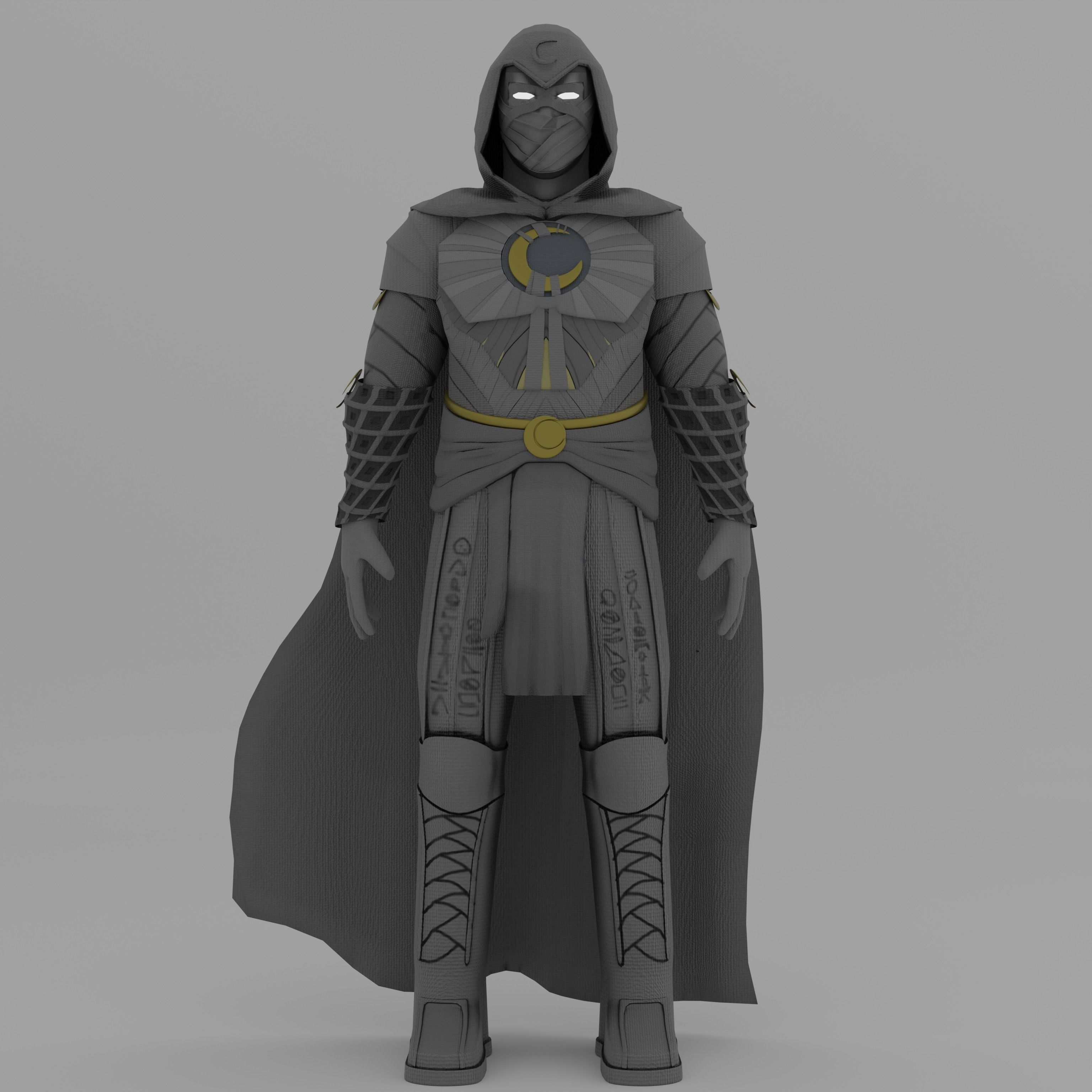 Moon Knight 3D Model free VR / AR / low-poly 3D model | CGTrader
