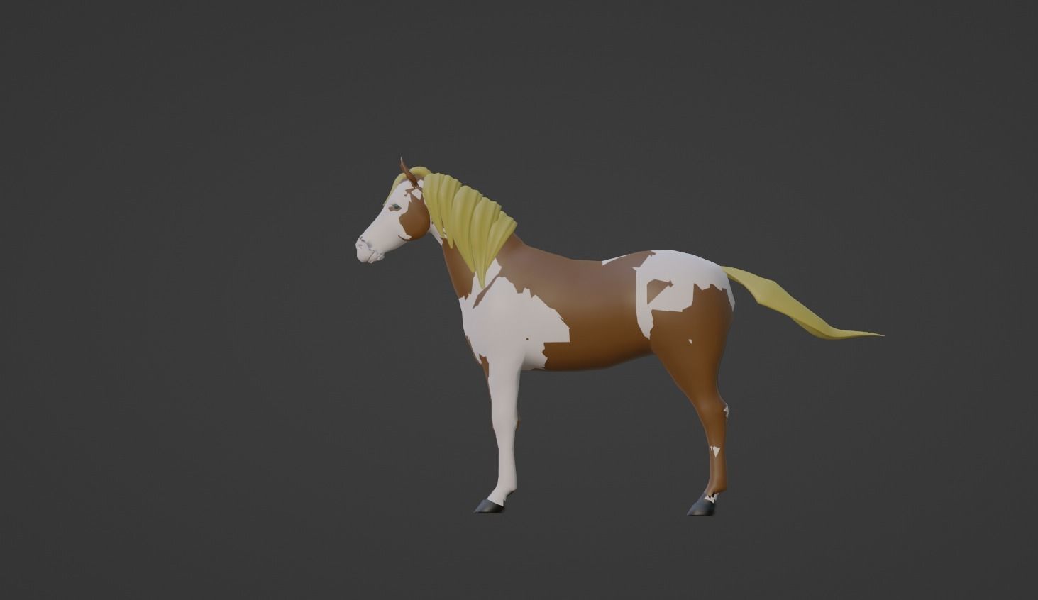 3D model low poly horse rigged VR / AR / low-poly | CGTrader