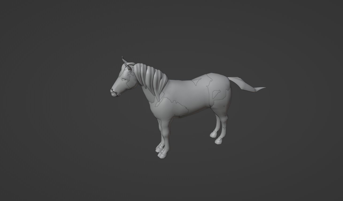 3D model low poly horse rigged VR / AR / low-poly | CGTrader