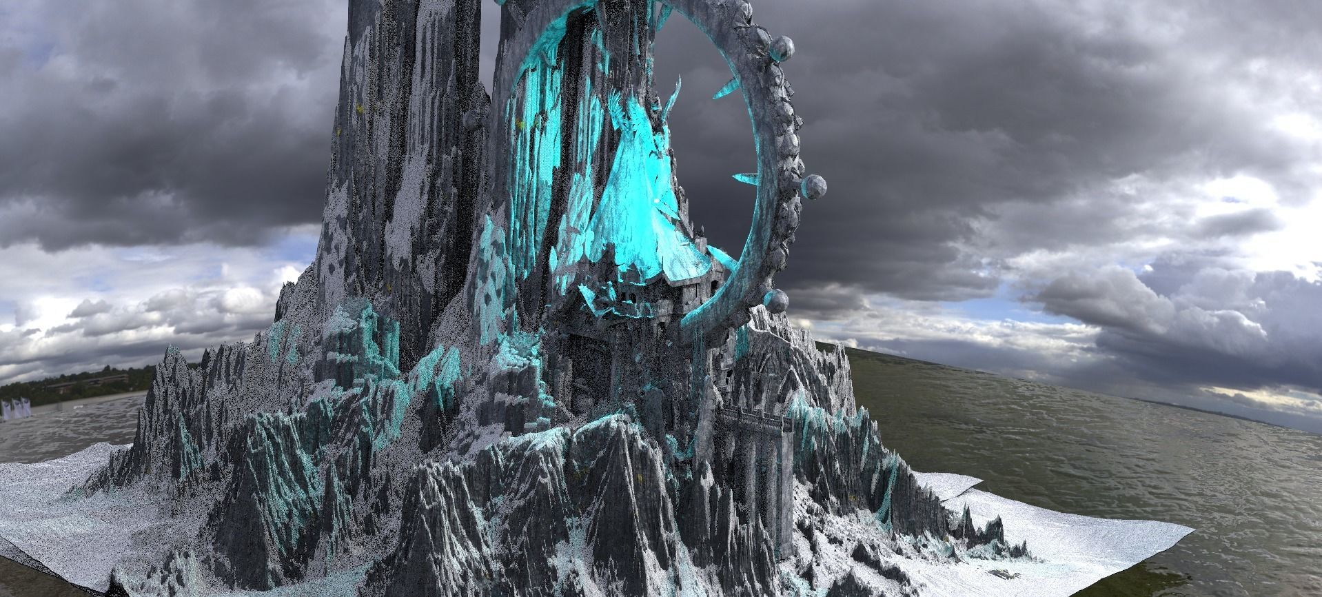 Mount Olympus Gods Temples Kitbash 3D model | CGTrader