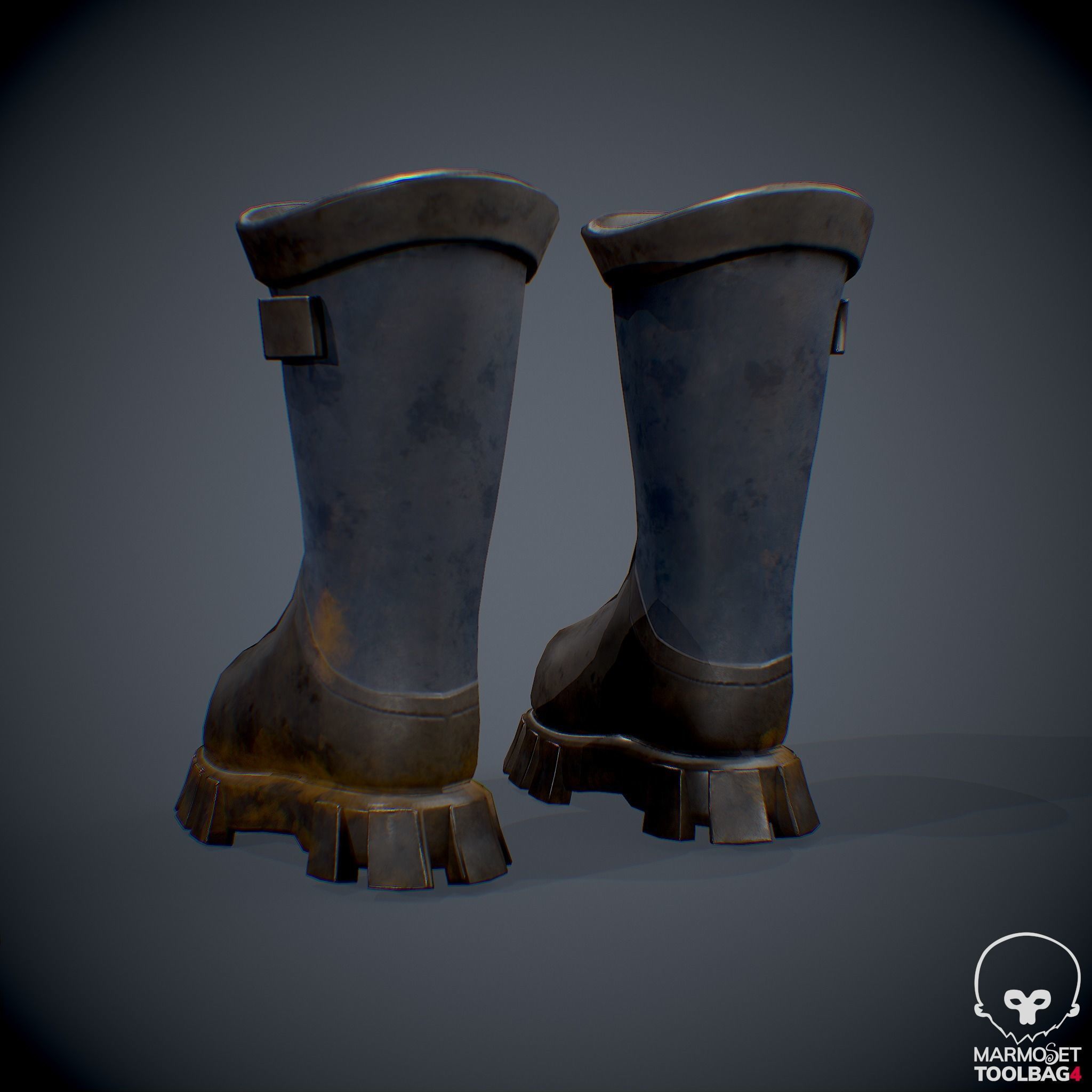 3D model Stylized Boots - Game Ready Asset VR / AR / low-poly | CGTrader
