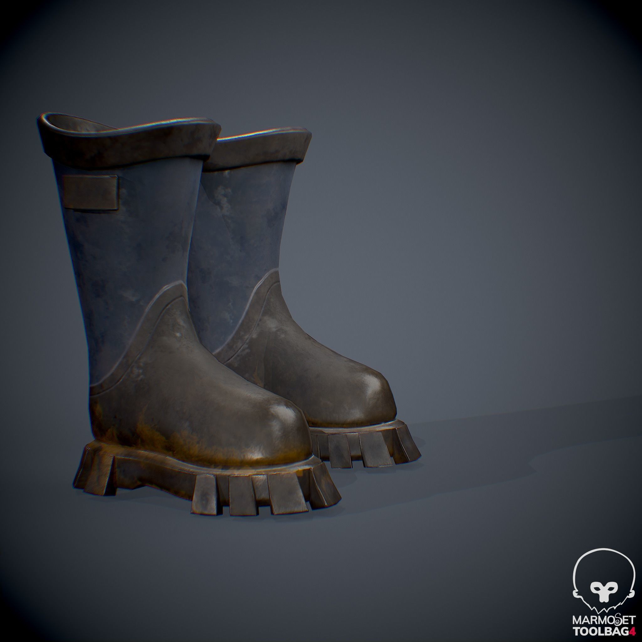 3D model Stylized Boots - Game Ready Asset VR / AR / low-poly | CGTrader
