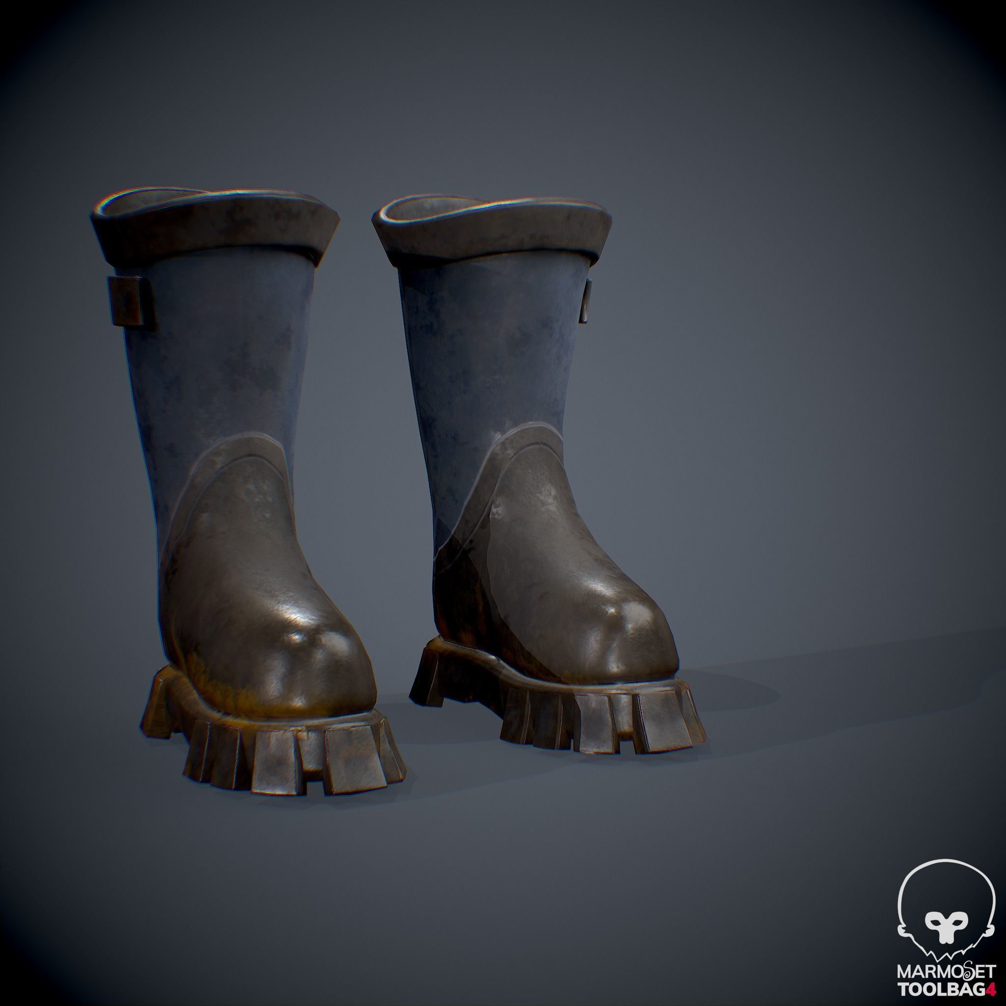 3D model Stylized Boots - Game Ready Asset VR / AR / low-poly | CGTrader