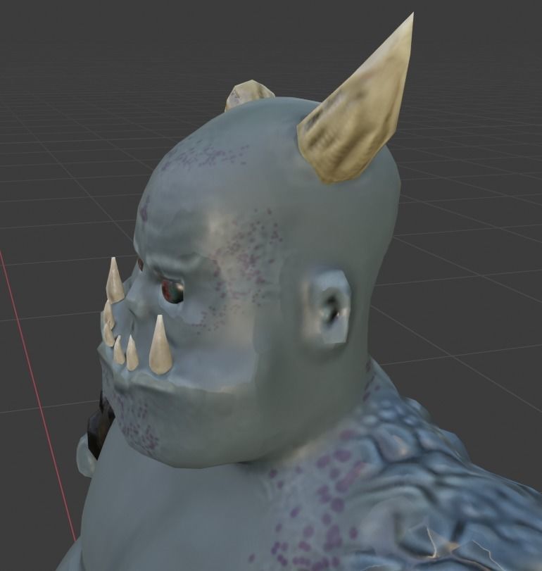3D model Goblin creature with big belly VR / AR / low-poly | CGTrader