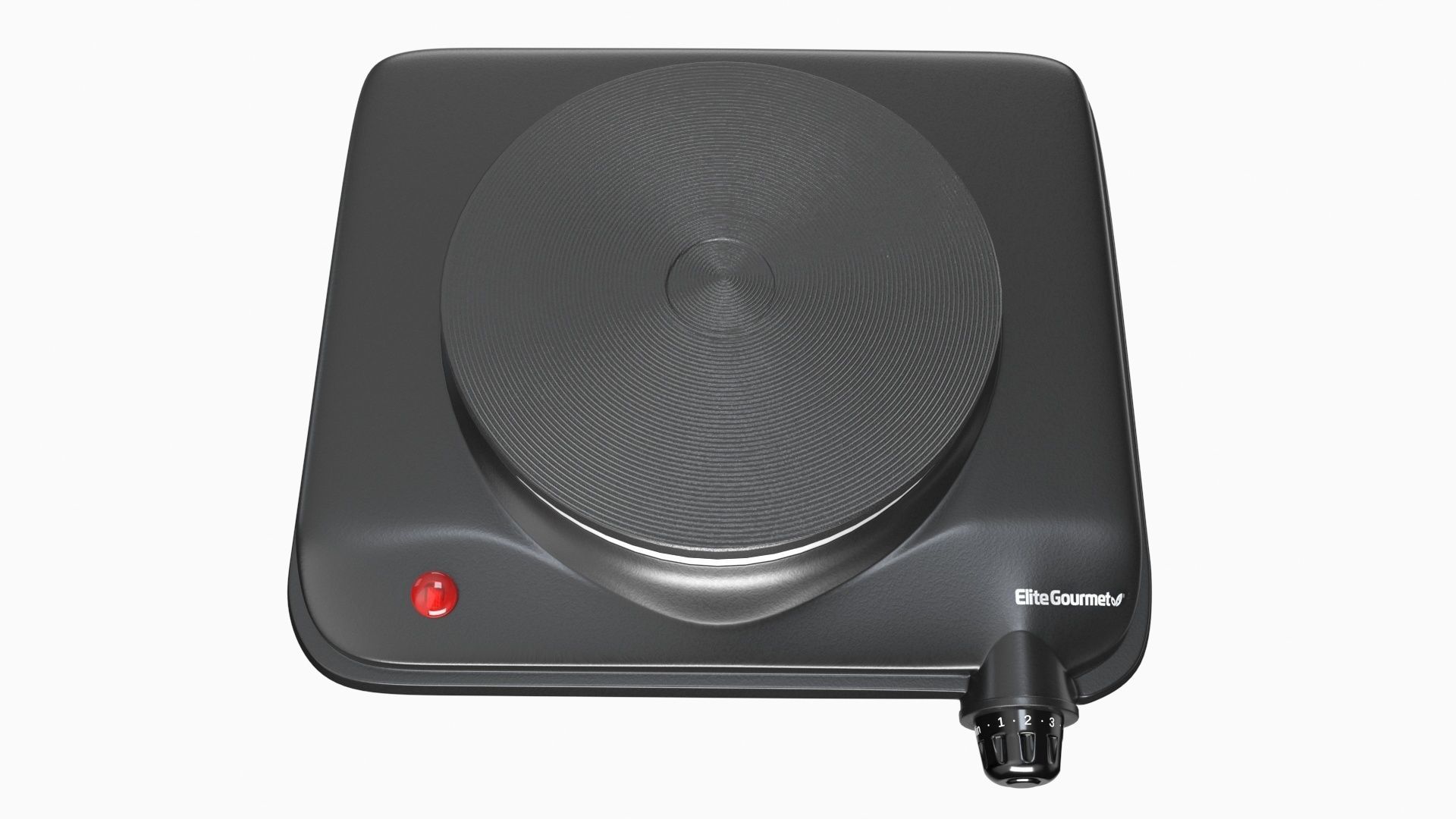 Elite Gourmet Countertop Coiled Single Electric Burner Cooktop 3D model ...