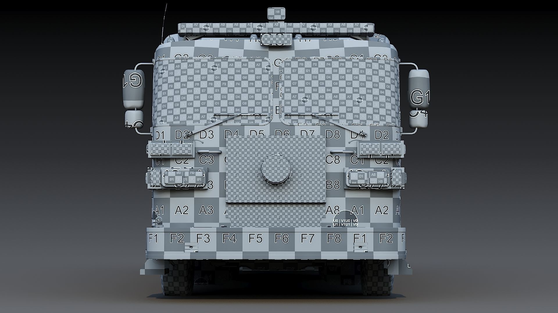 3D model Fire Truck Aerial Platform Palm Bay VR / AR / low-poly | CGTrader