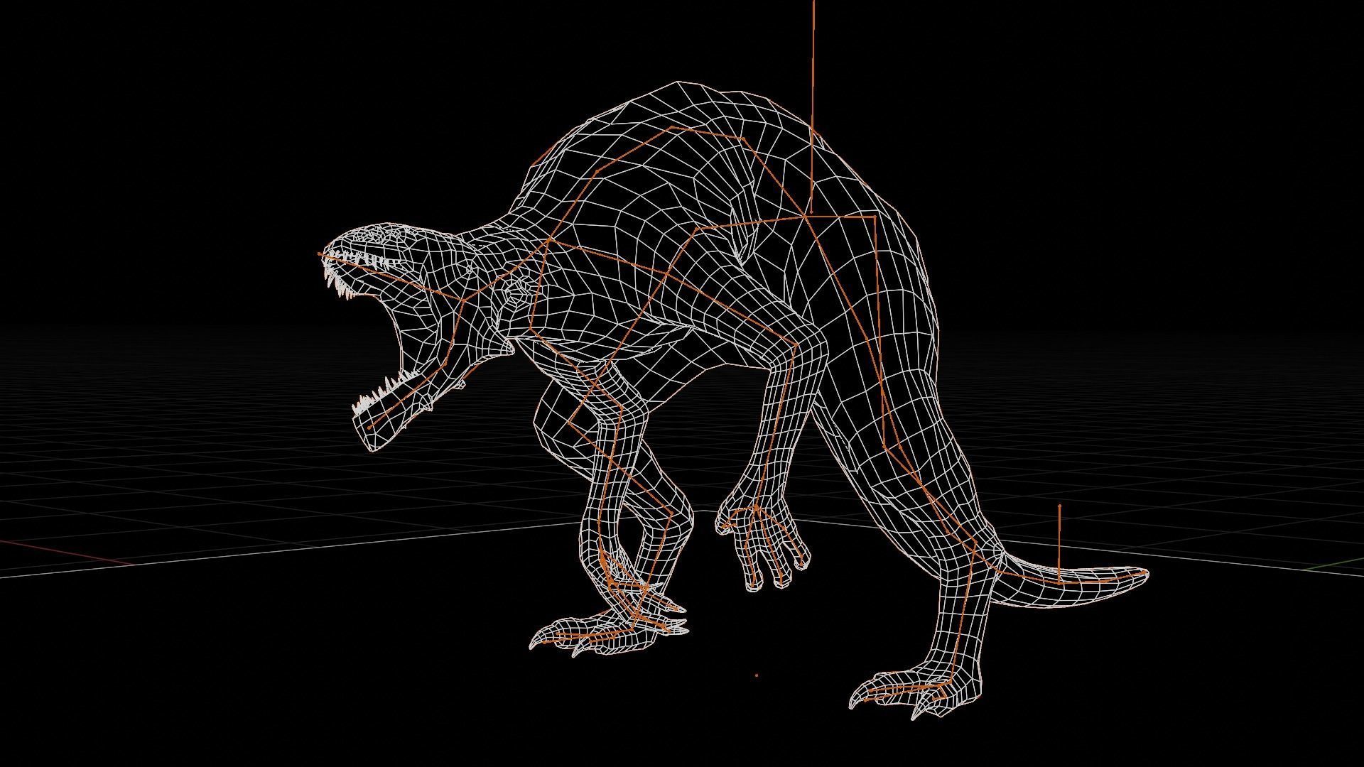 3D model Mutant alien creature VR / AR / low-poly | CGTrader