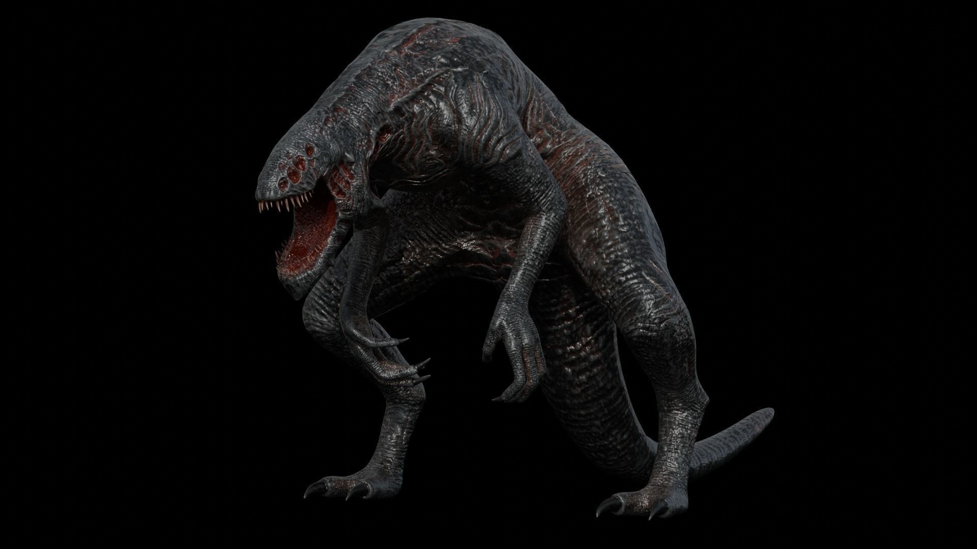 3D model Mutant alien creature VR / AR / low-poly | CGTrader
