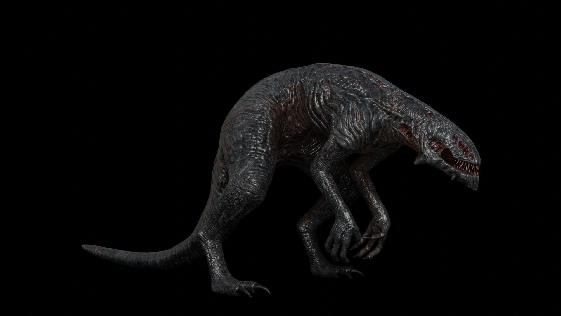 3D model Mutant alien creature VR / AR / low-poly | CGTrader