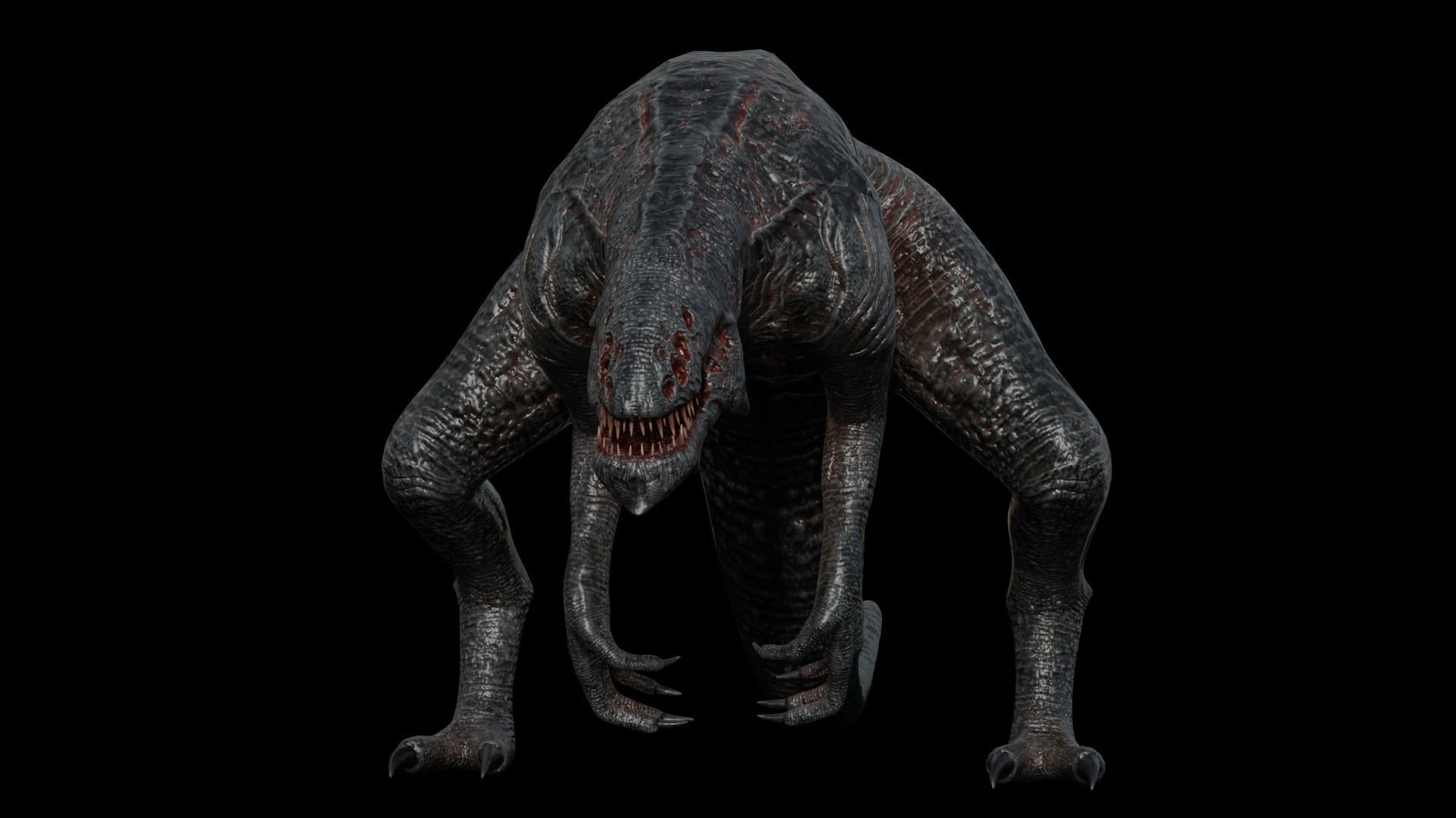 3D model Mutant alien creature VR / AR / low-poly | CGTrader