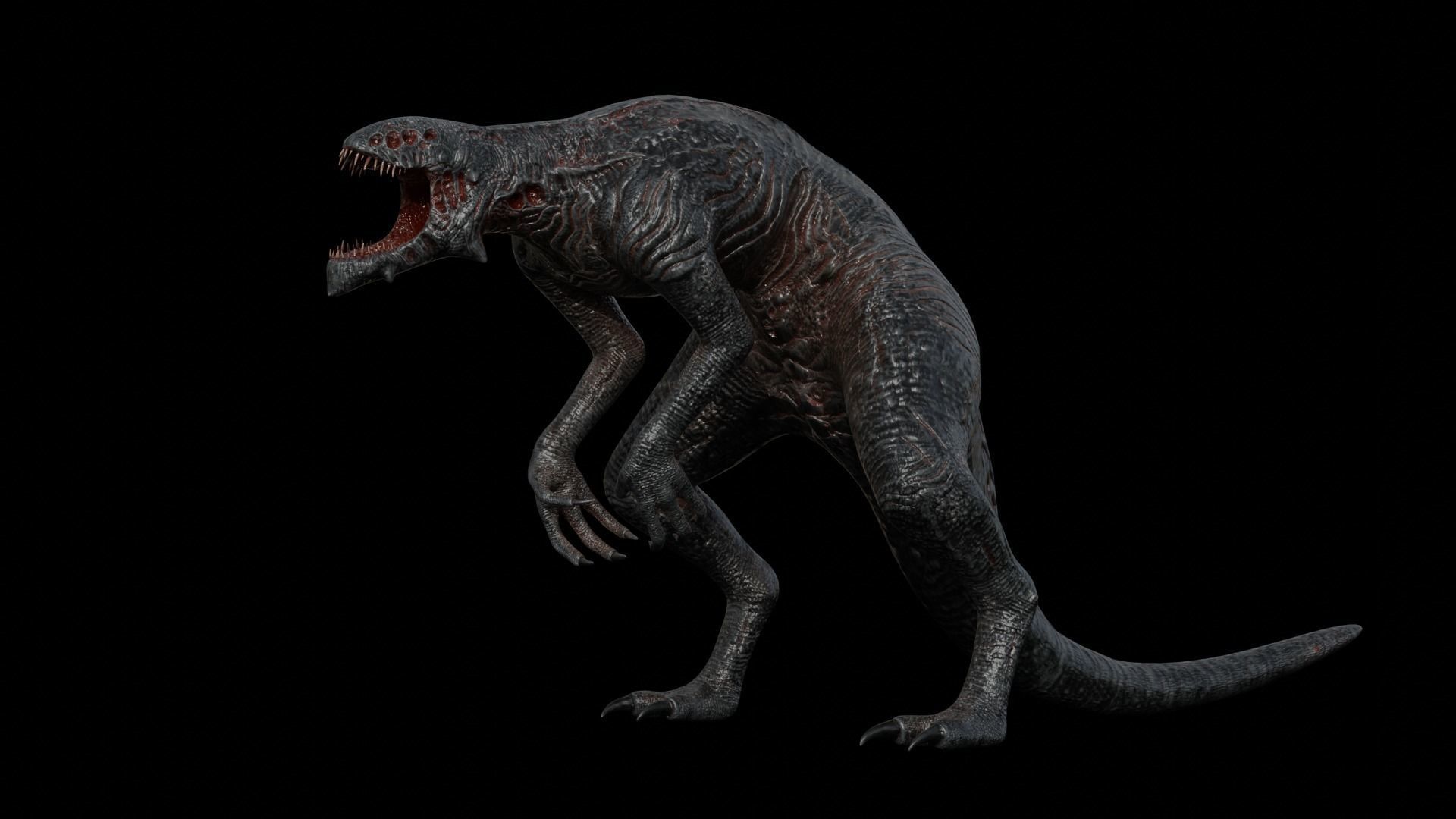 3D model Mutant alien creature VR / AR / low-poly | CGTrader