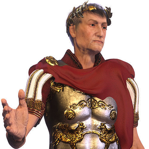 The Cesar High quality character full Rigged and Animated 3D model ...