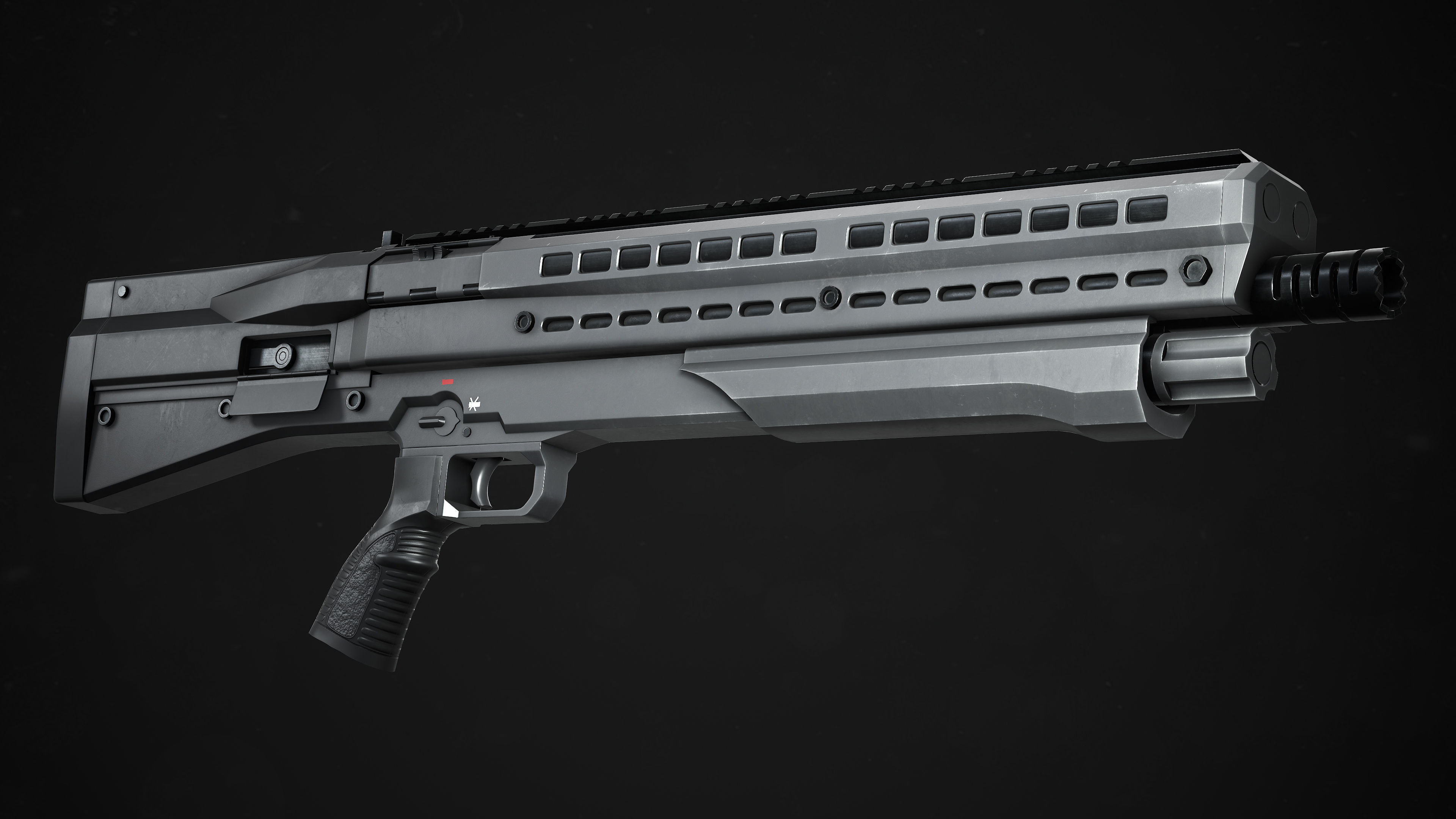 3D model UTS 15 Shotgun VR / AR / low-poly | CGTrader