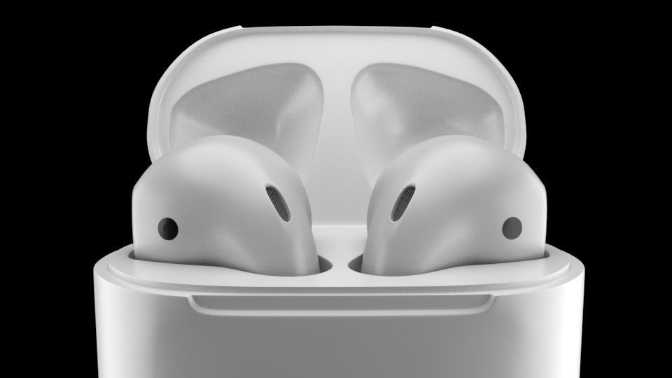 Apple EarPods free 3D model | CGTrader