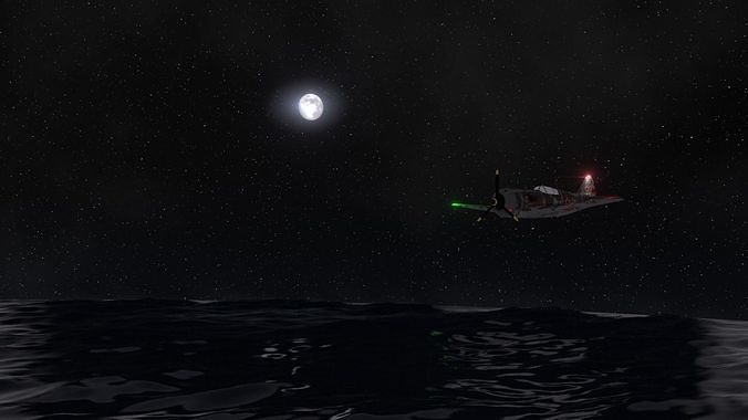 Ocean Scene 3D model animated | CGTrader