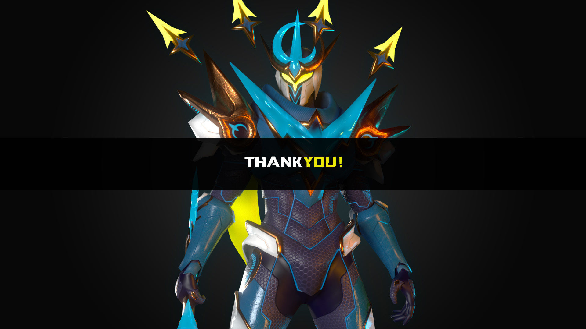 3D model Gusion Cosmic Gleam Mobile Legends Bang Bang Low Poly Model VR ...