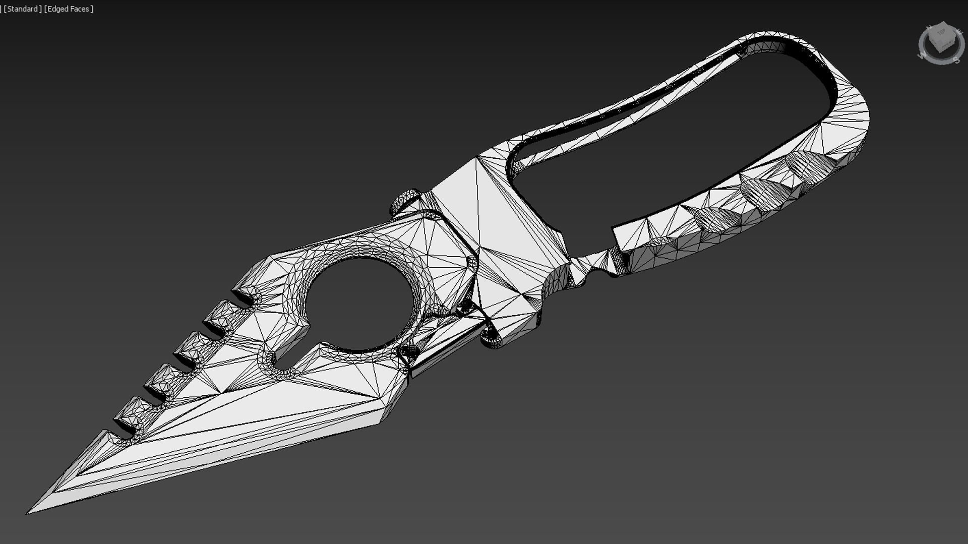 3D model Sci-Fi Dagger PBR VR / AR / low-poly | CGTrader