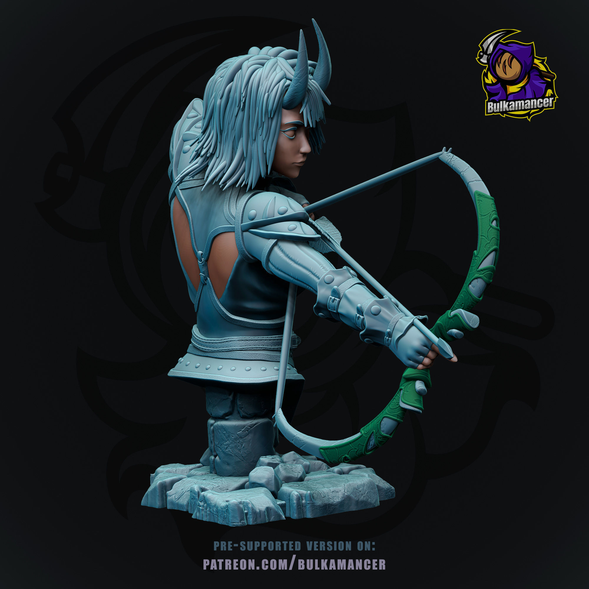 Arueshalae - Pathfinder - Wrath of the Righteous - Bust Version free 3D ...