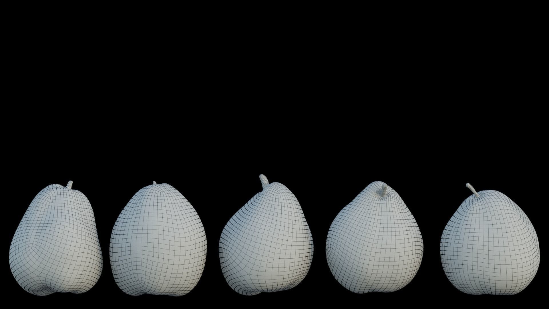 Cheeky pear 02 3D model | CGTrader