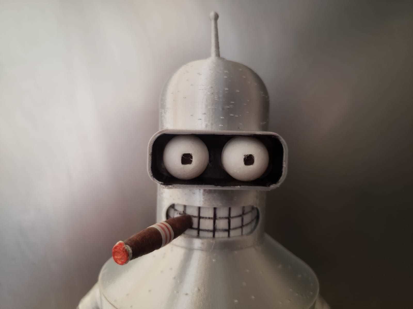 Bender Action Figure Futurama 3D model 3D printable | CGTrader