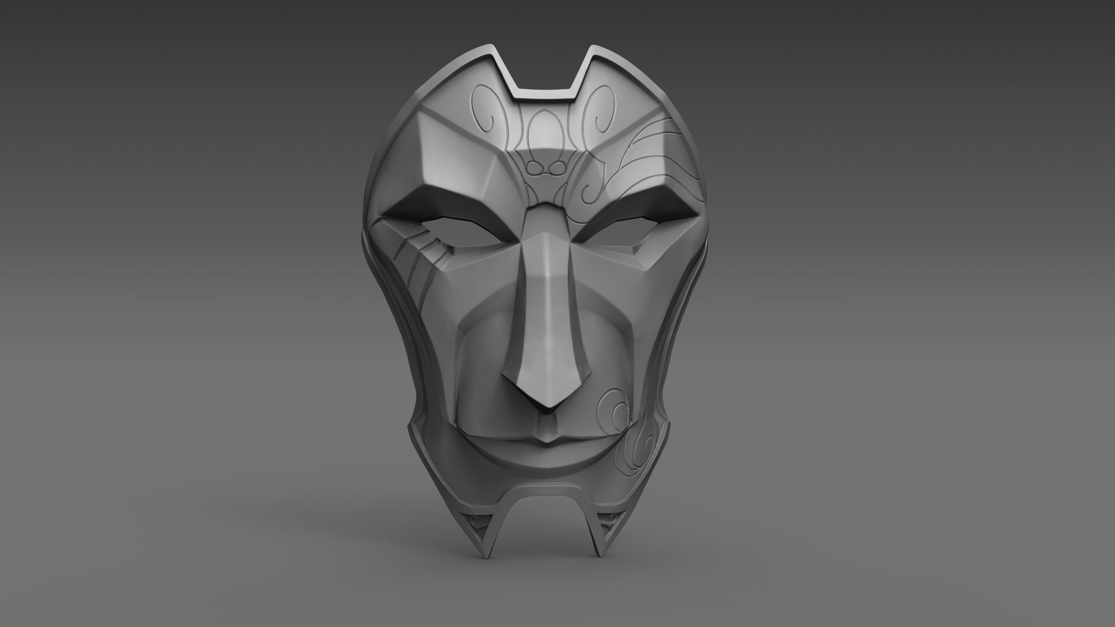 Jhin Mask 3D Printable 3D model 3D printable | CGTrader