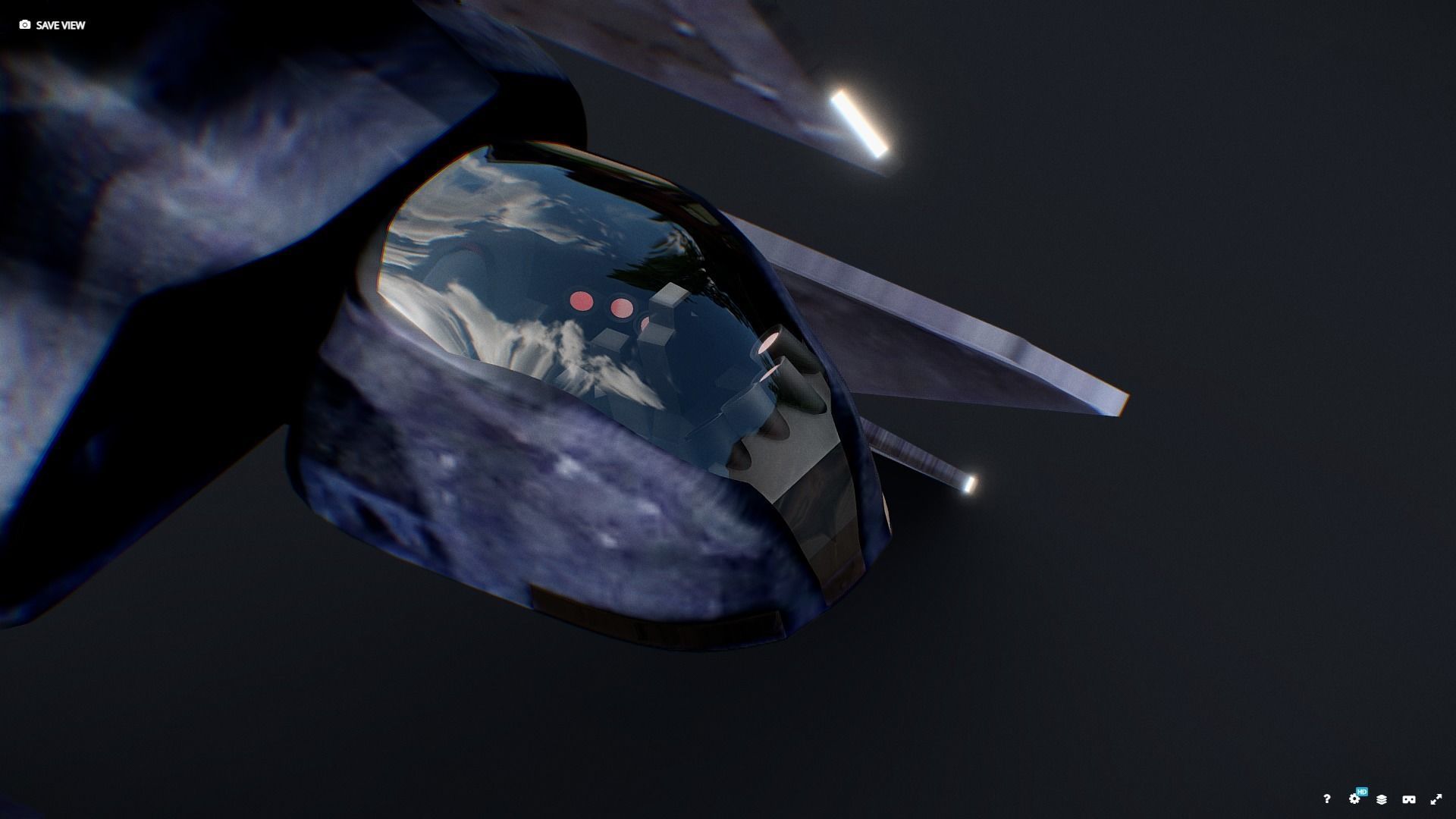 3D model Star Wars Palpatines Theta Class Shuttle VR / AR / low-poly ...