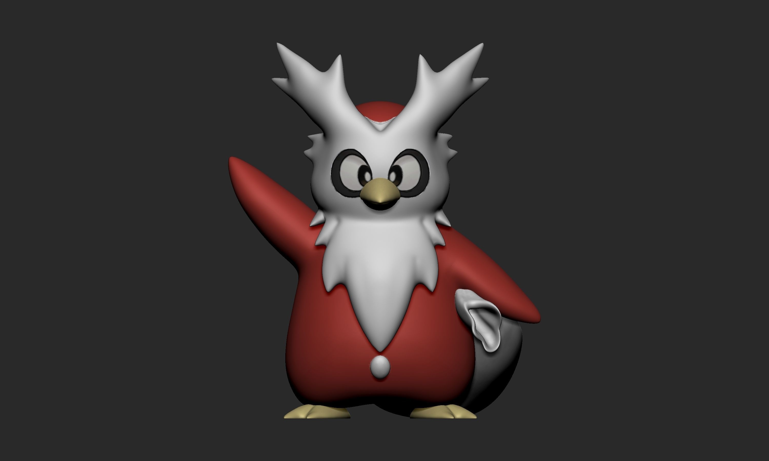 Pokemon - Delibird 3D model 3D printable | CGTrader