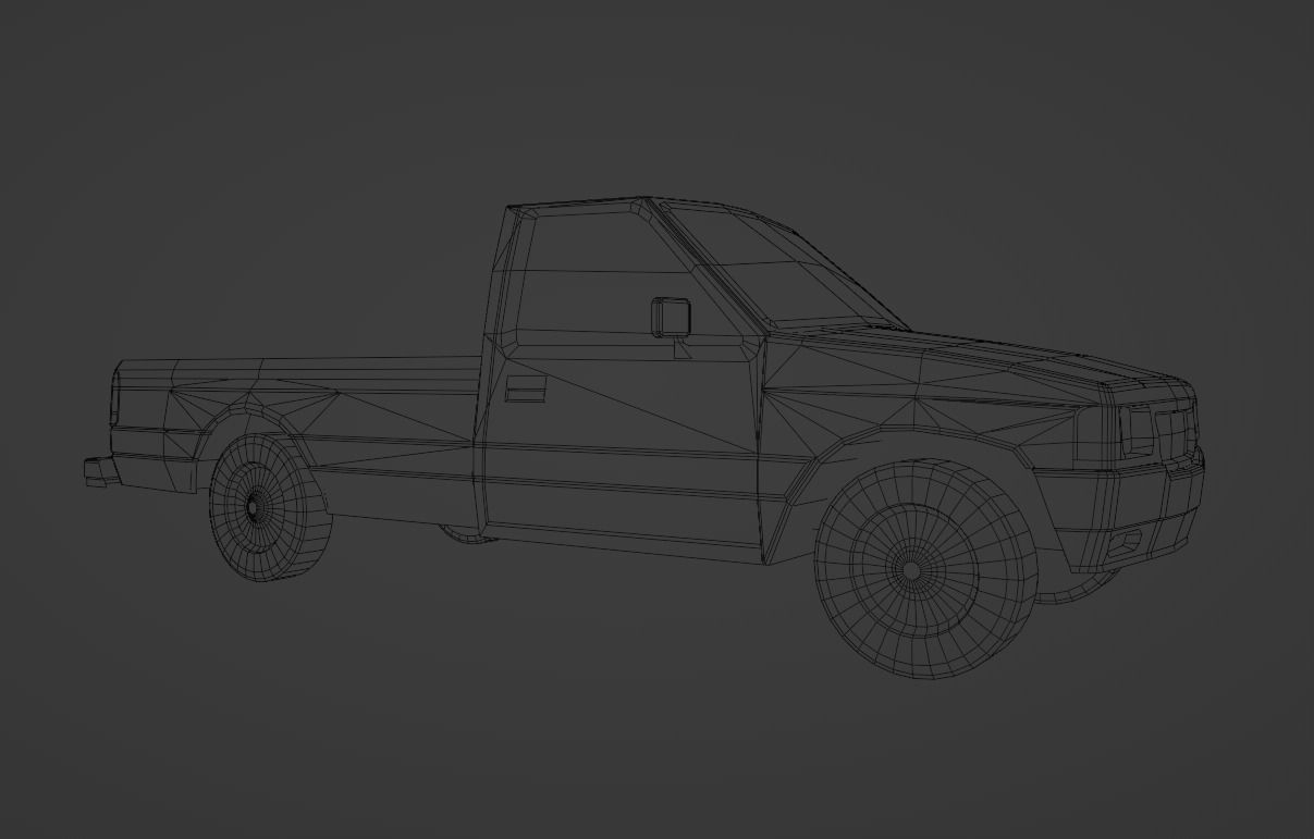 3D model Chevrolet Luv 1992 VR / AR / low-poly | CGTrader