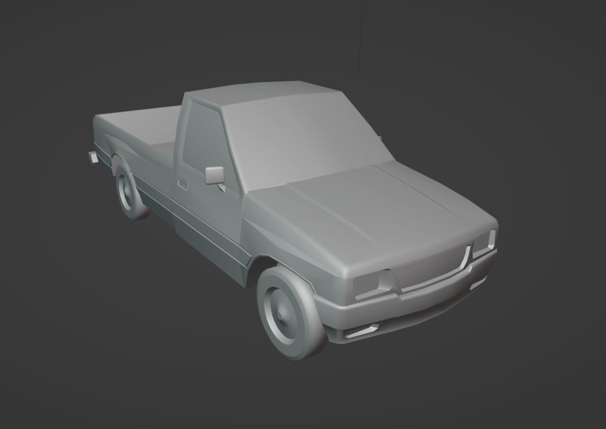 3D model Chevrolet Luv 1992 VR / AR / low-poly | CGTrader