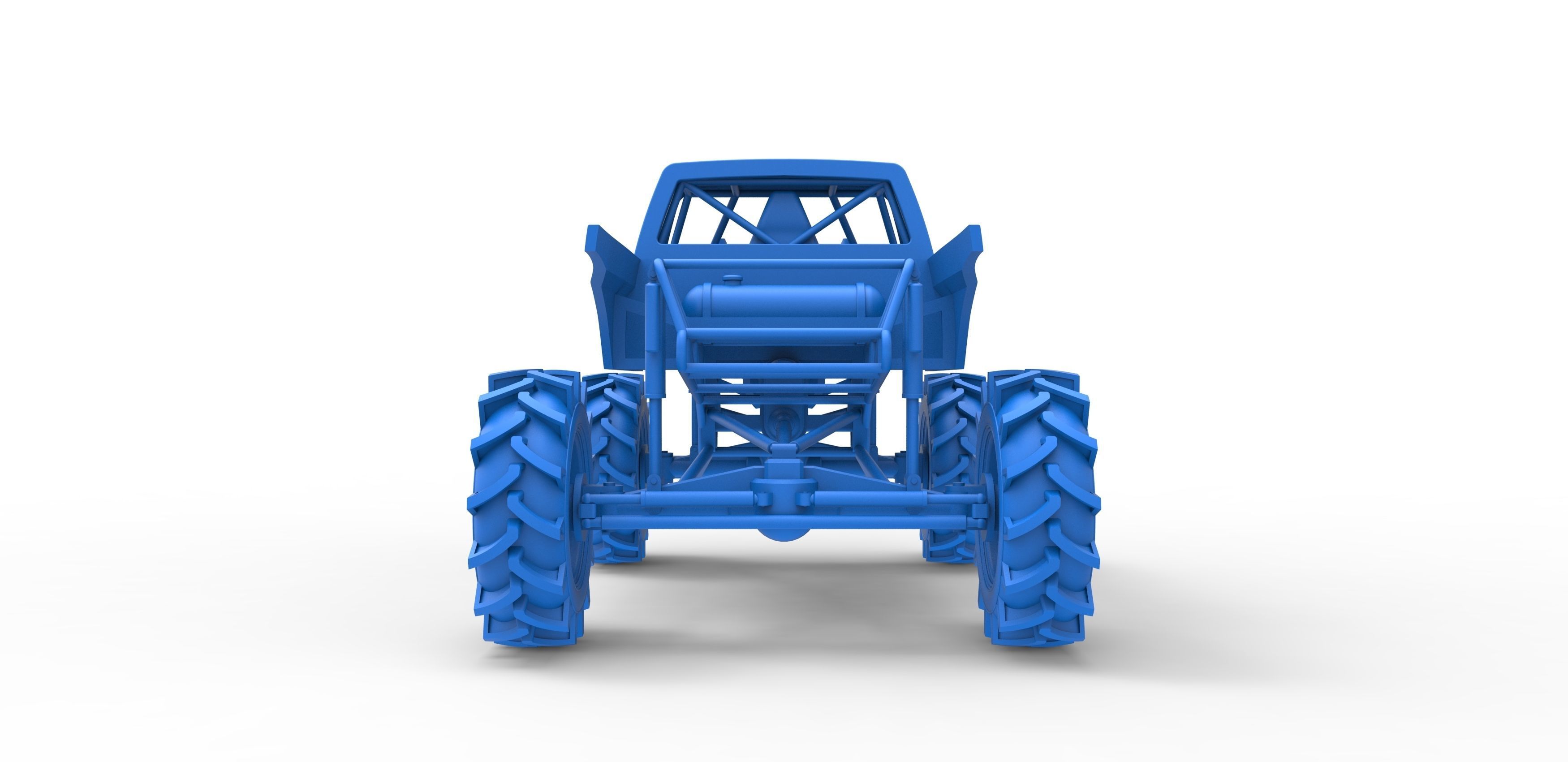 Diecast Mud truck 2 Scale 1 to 25 3D model 3D printable | CGTrader