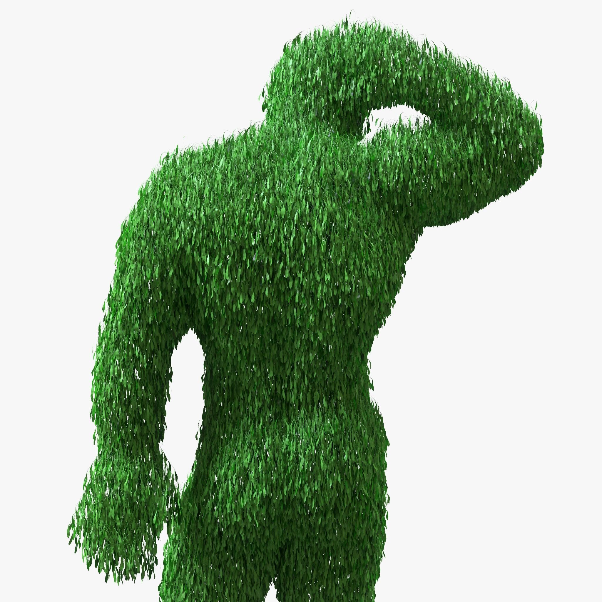 Human Topiary Garden Sculptures 3D model | CGTrader