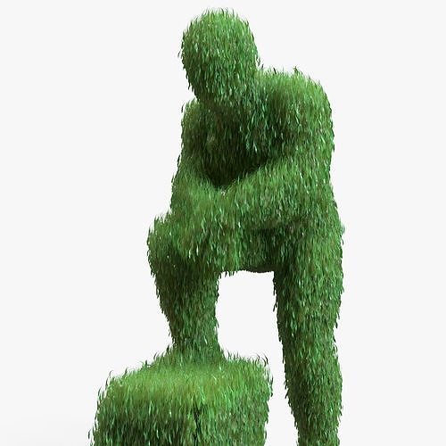 Human Topiary Garden Sculptures 3D model | CGTrader