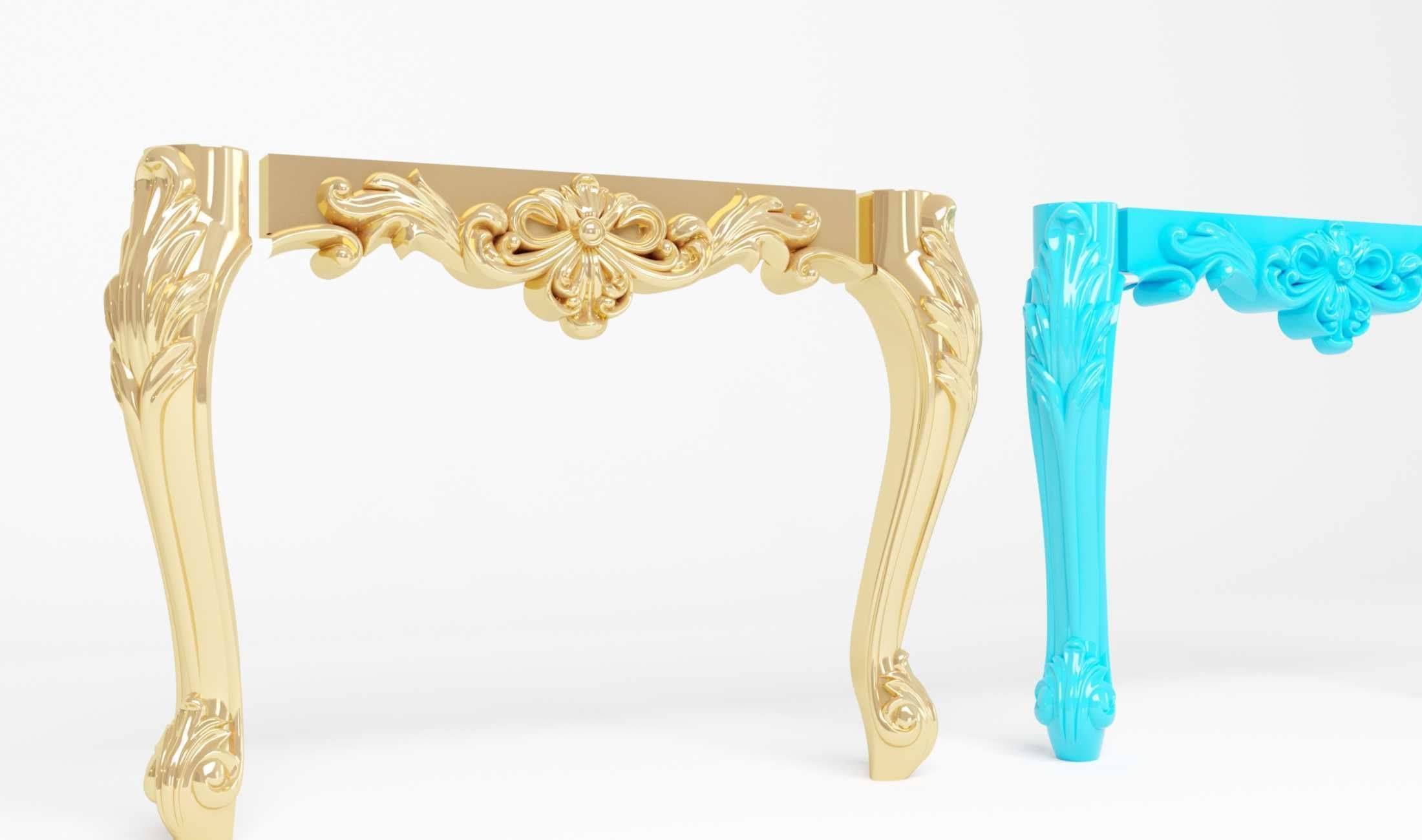 chair leg 3D model 3D printable | CGTrader