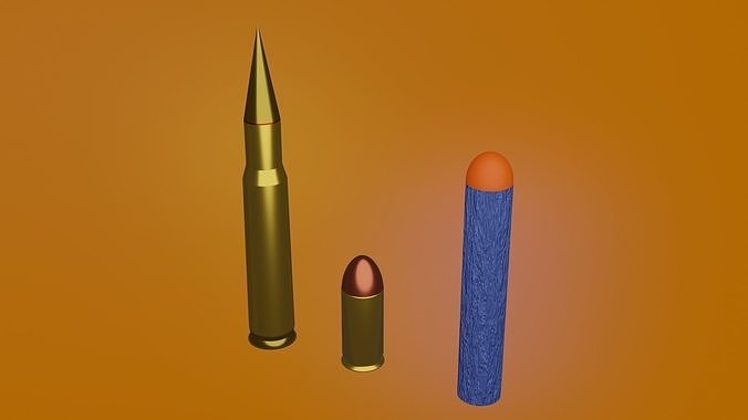 little bullets collection 3D model | CGTrader