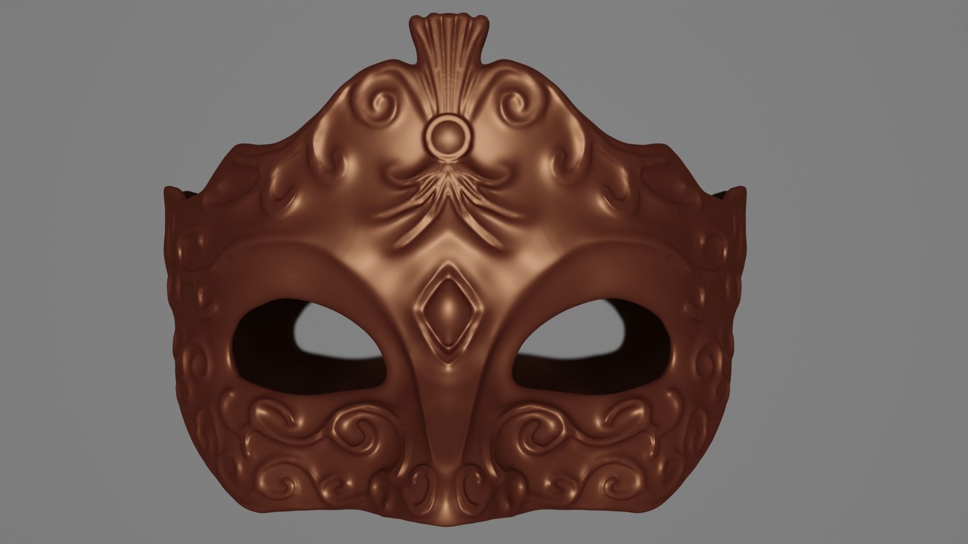Masquerade Carnival Mask 3D model 3D printable | CGTrader