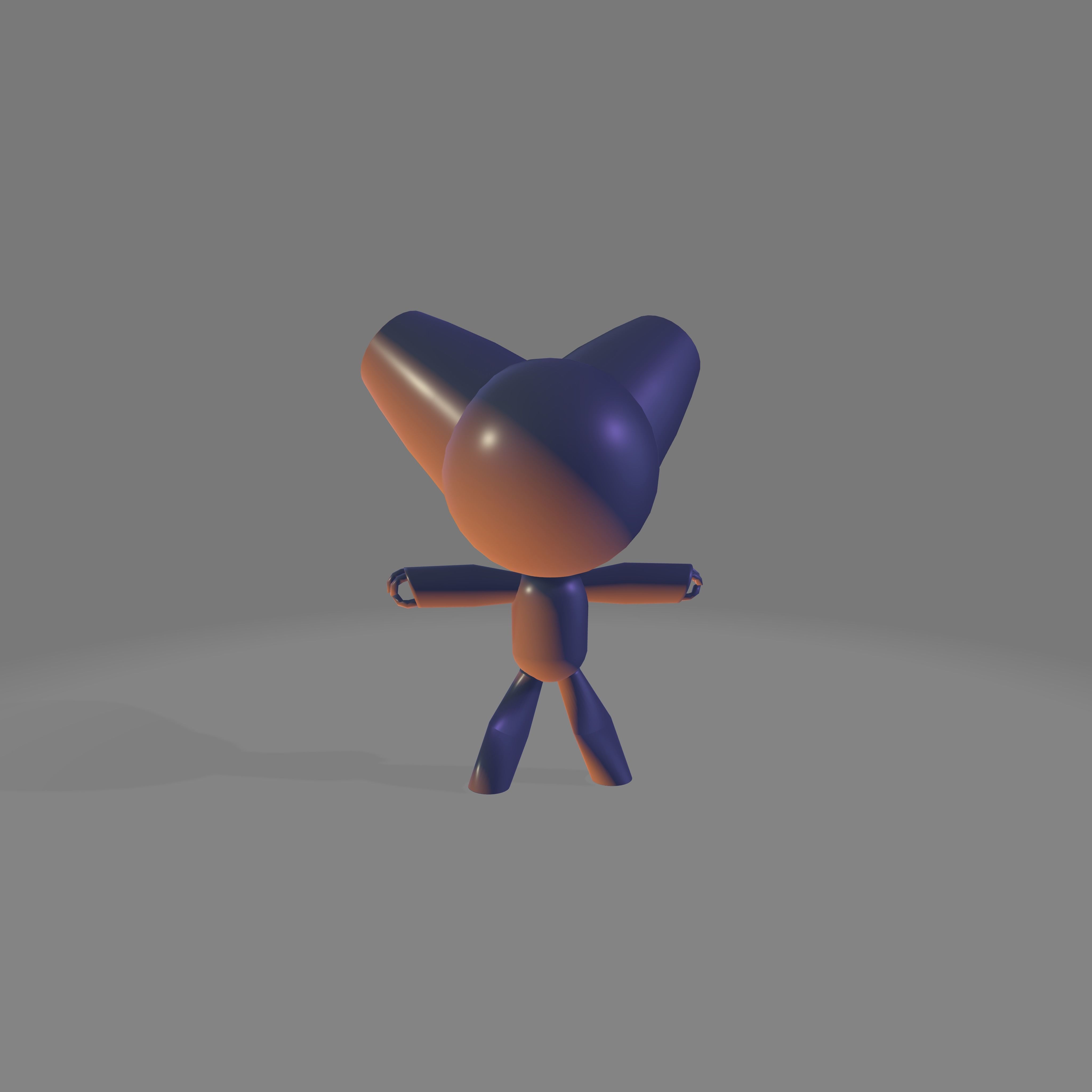 3D model robotkid robotboy lowpoly and highpole VR / AR / low-poly ...