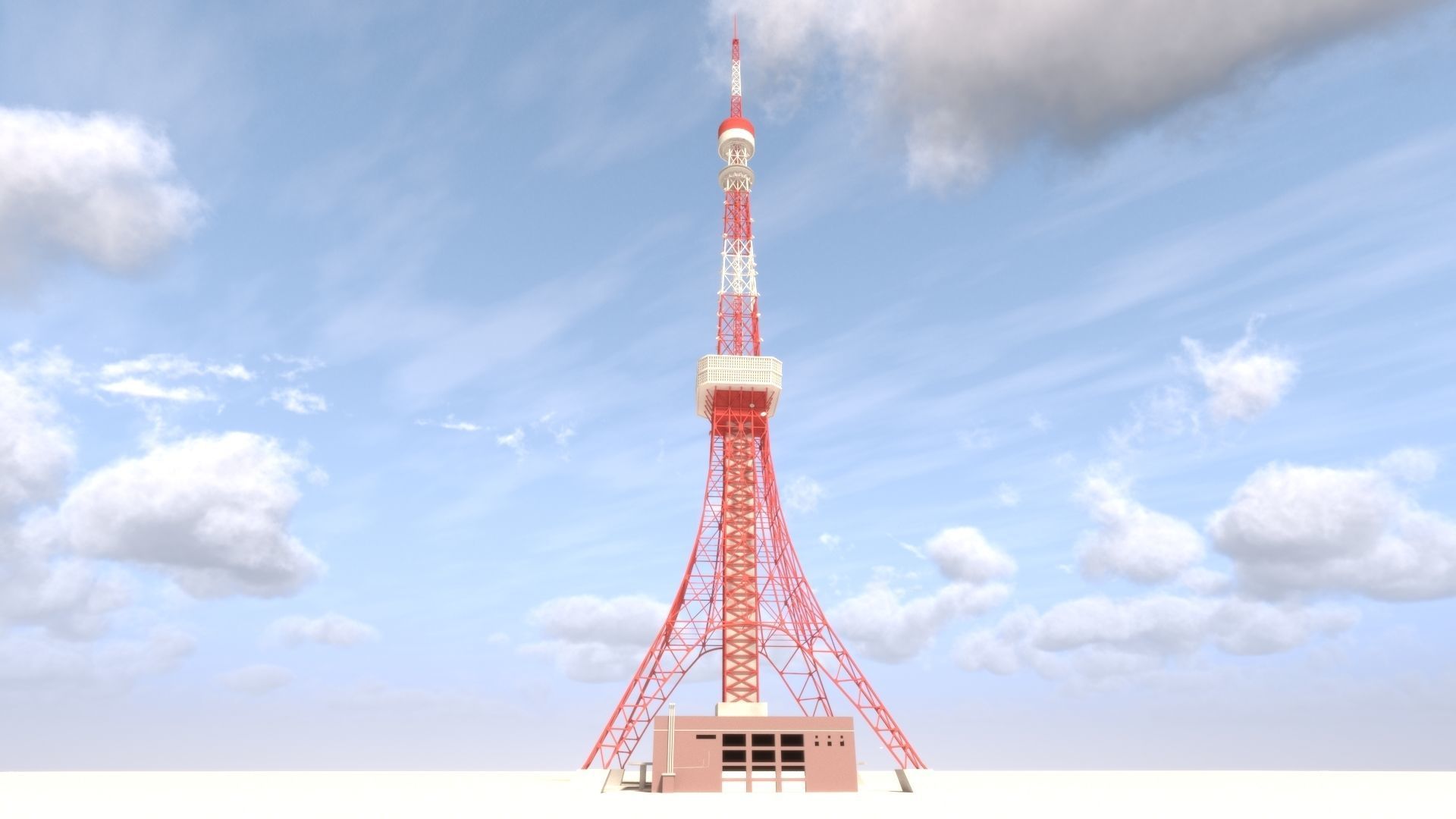 Tokyo Tower 3D model | CGTrader