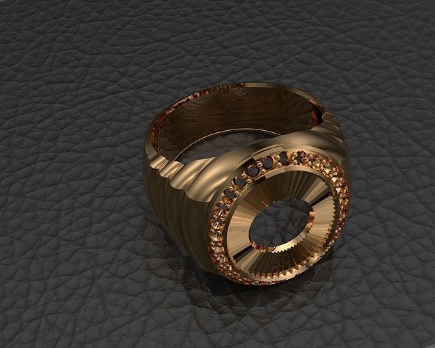 man ring Anillo hombre 3D model 3D printable | CGTrader