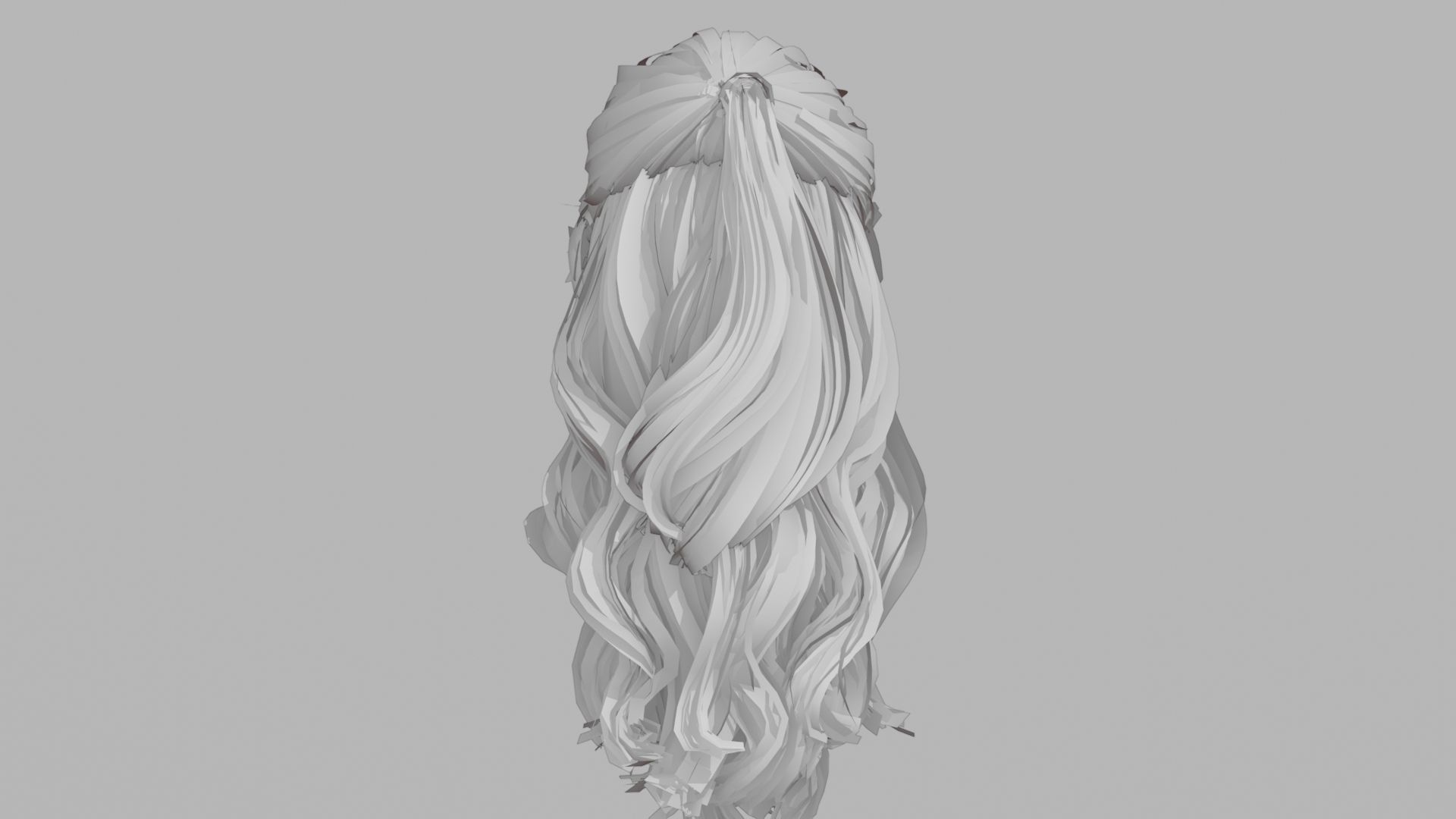 Realistic Female Hair 3D model | CGTrader