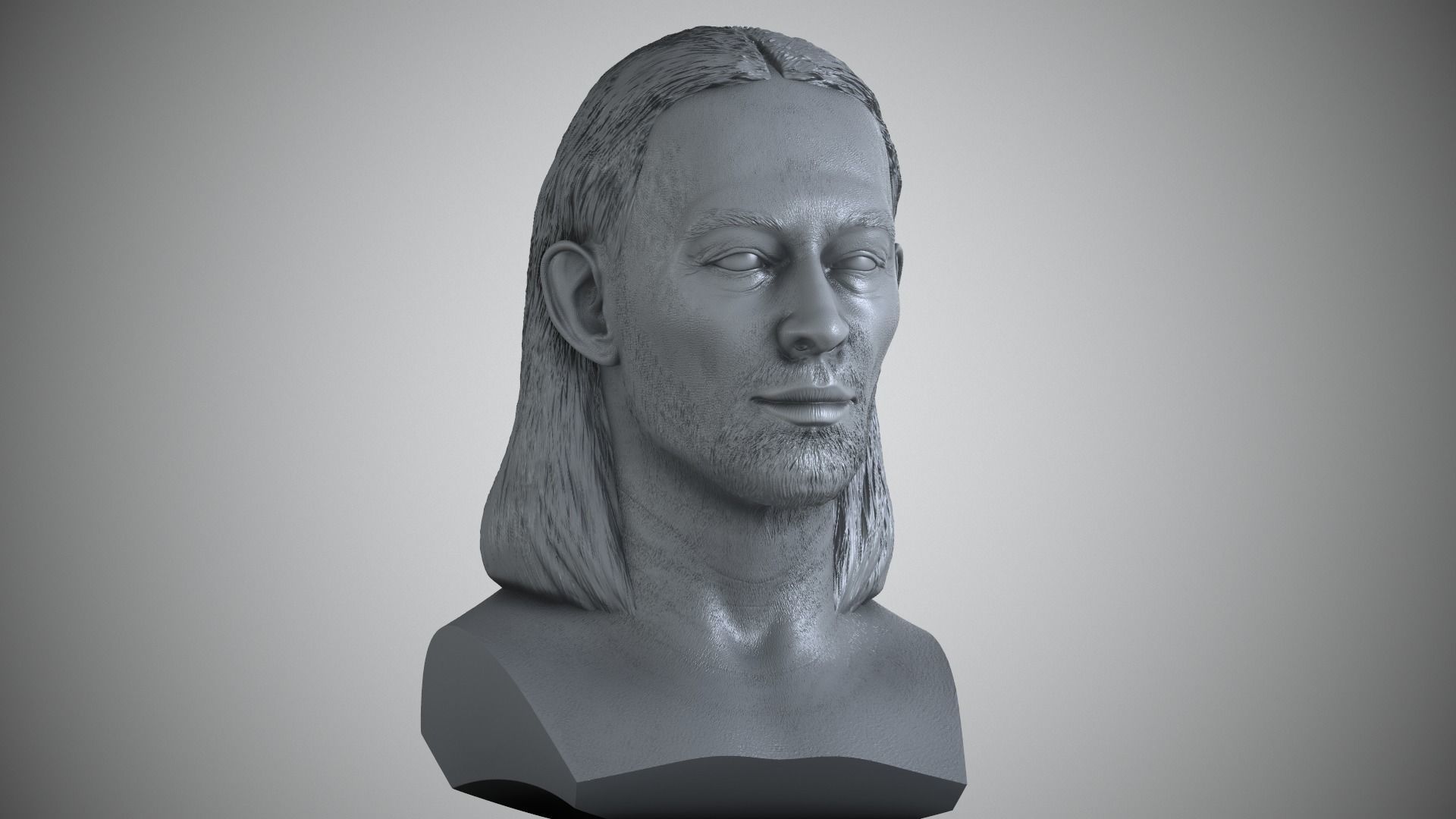 Thom Yorke 3D model 3D printable | CGTrader