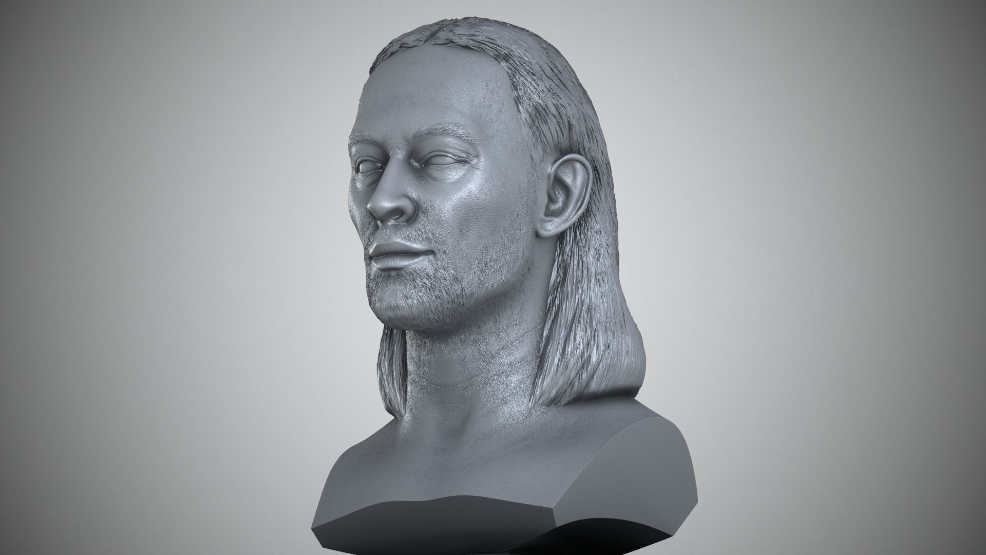 Thom Yorke 3D model 3D printable | CGTrader