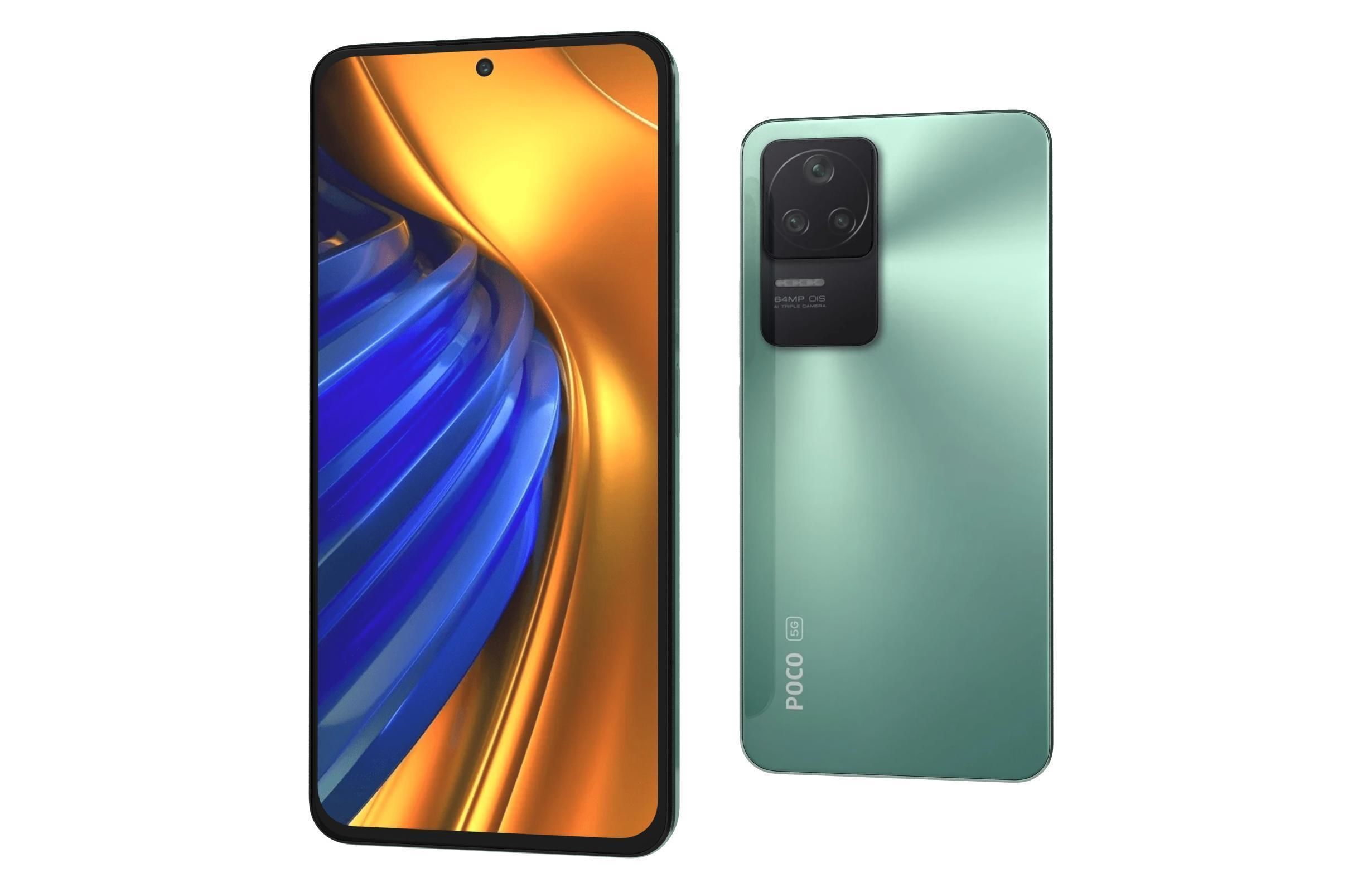 Xiaomi Poco F4 5G All Colors 3D model | CGTrader