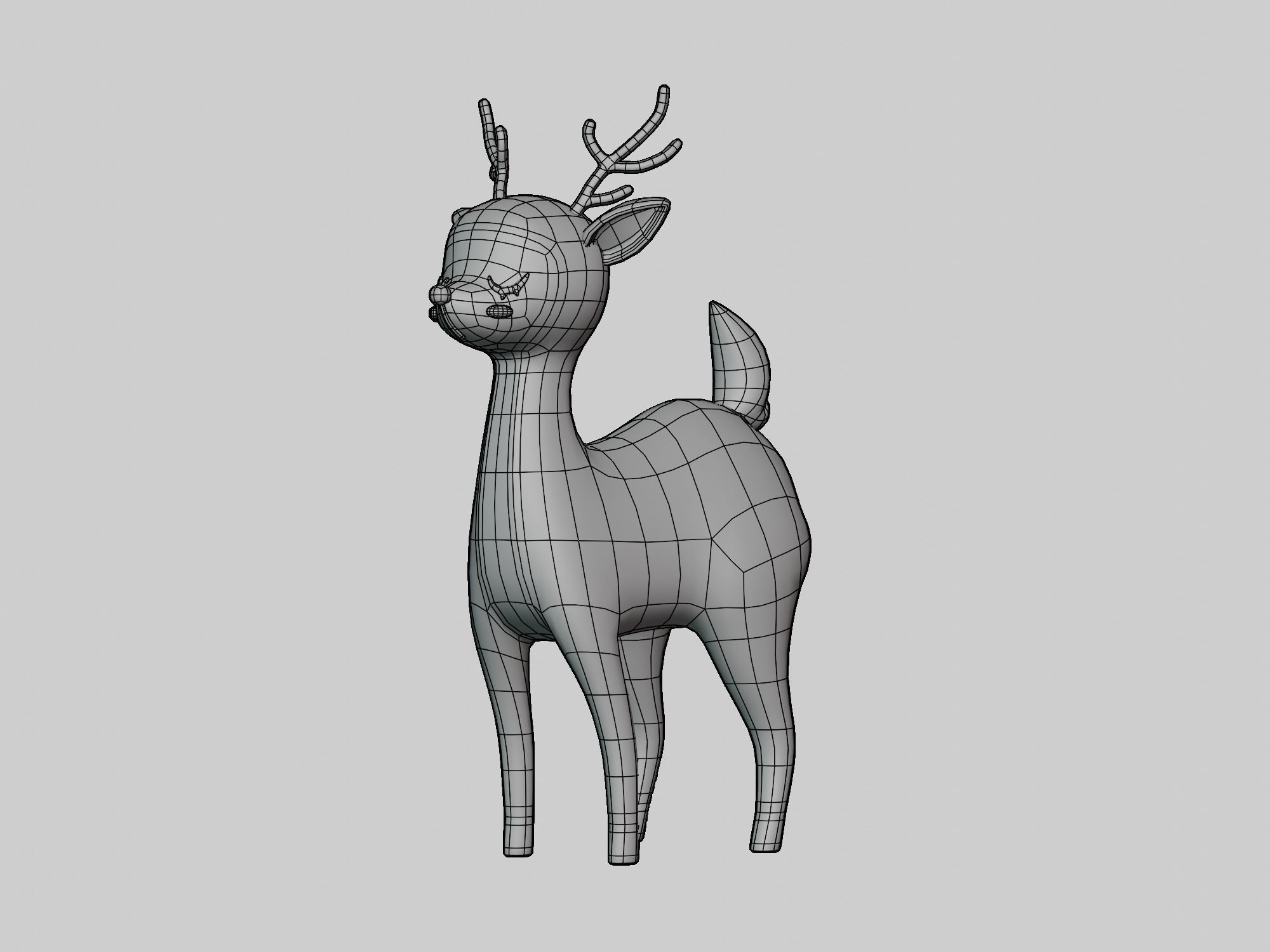 character Cartoon Deer 3D model | CGTrader