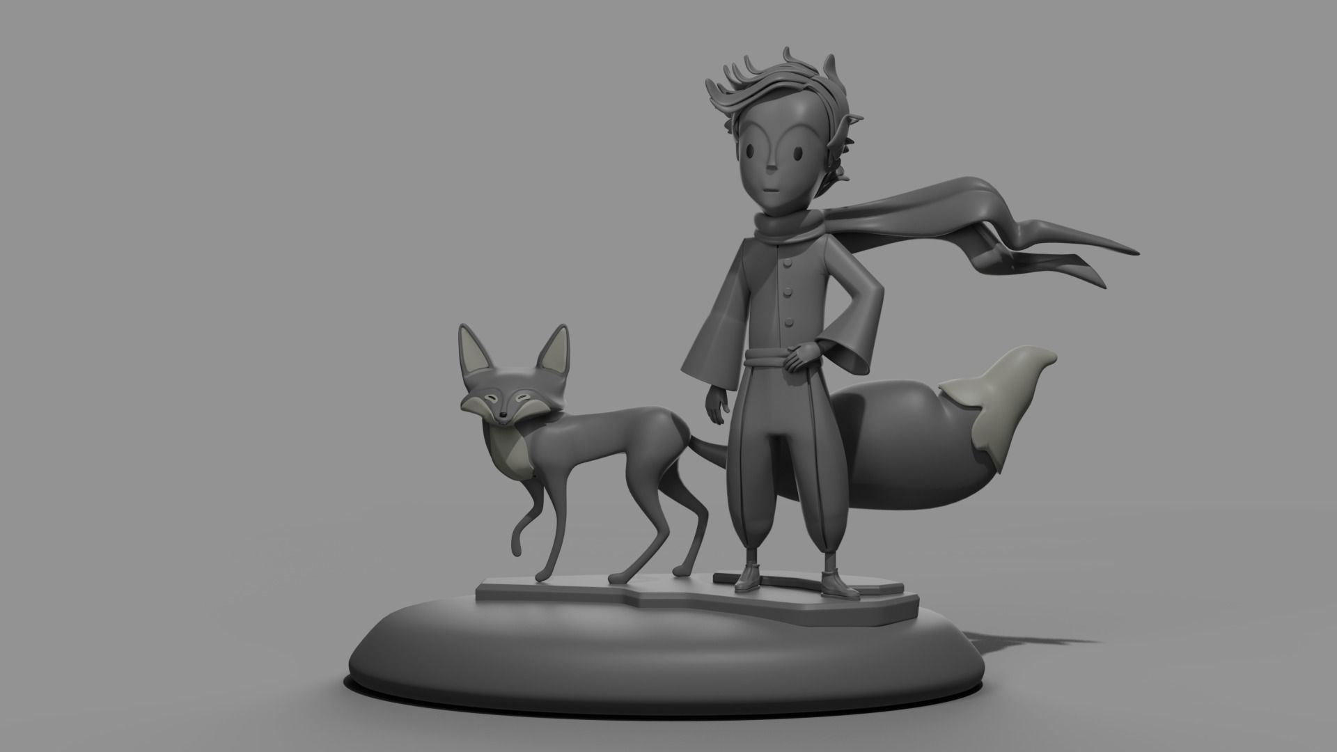 The Little Prince 3D Print 3D model 3D printable | CGTrader