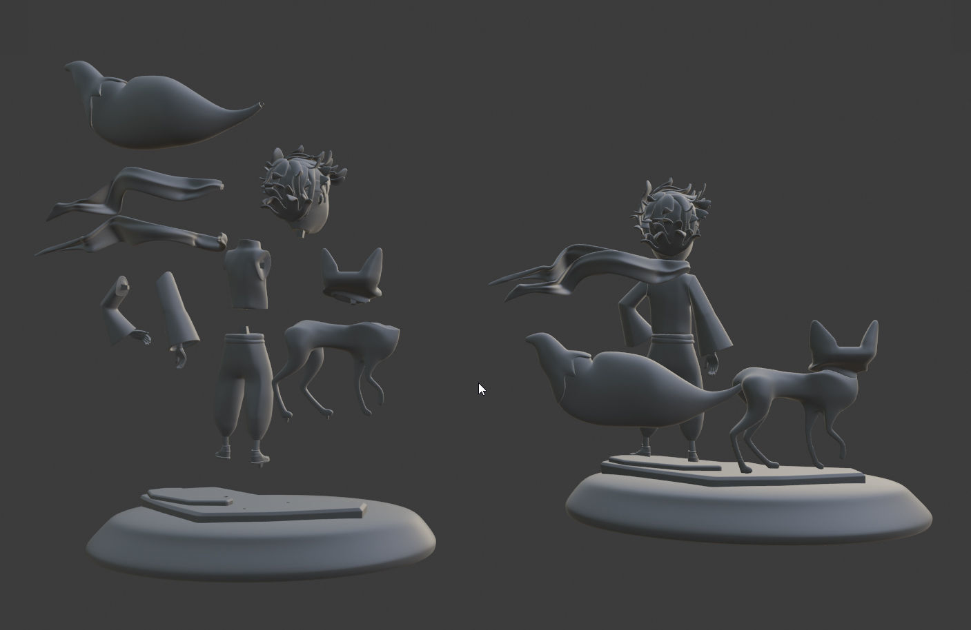 The Little Prince 3D Print 3D model 3D printable | CGTrader