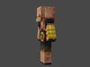 3D model MINECRAFT PIGLIN 3D MODEL RIGGED ANIMATED Low-poly 3D model VR ...