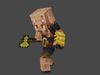 3D model MINECRAFT PIGLIN 3D MODEL RIGGED ANIMATED Low-poly 3D model VR ...