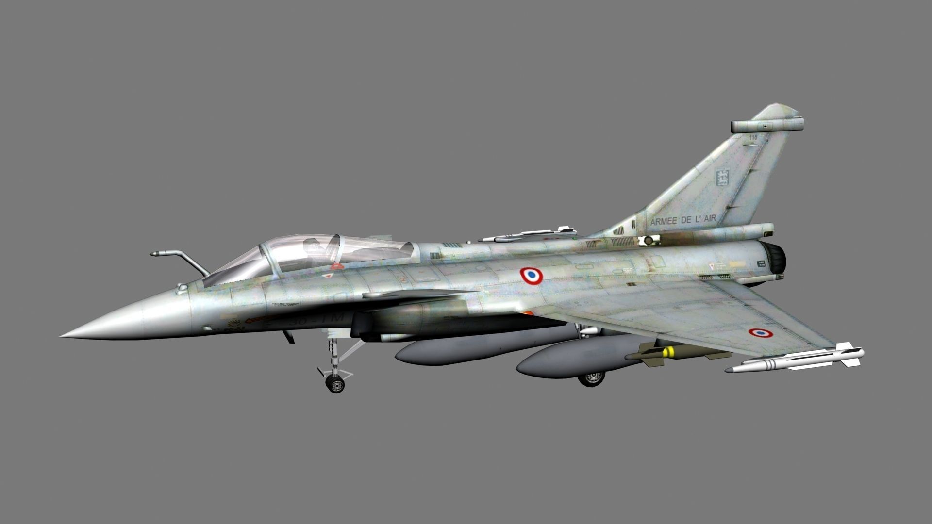 3D model Rafale France VR / AR / low-poly | CGTrader