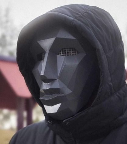frontman person wearing mask 3D model 3D printable | CGTrader